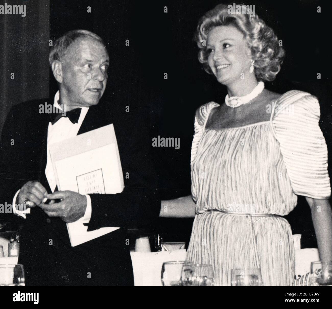 Frank Sinatra, wife Barbara, 1979, Photo By John Barrett/PHOTOlink ...