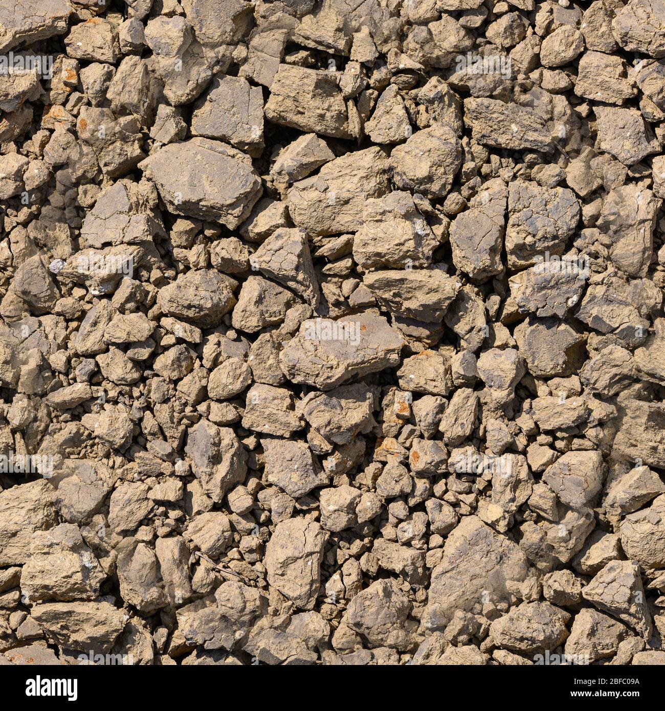 Seamless texture - dry fragmented sandstone or clay soil Stock Photo ...
