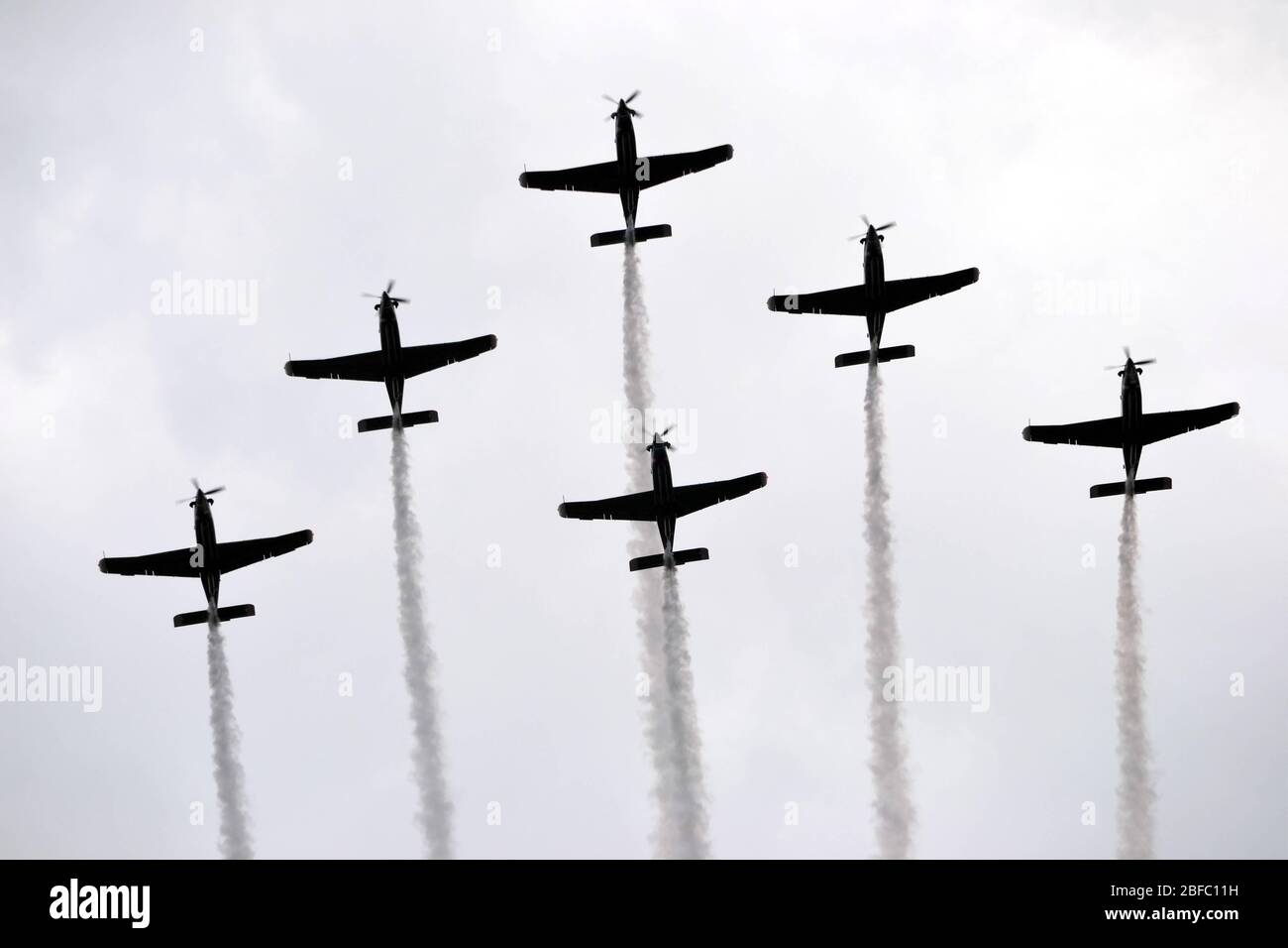 Planes - formation Stock Photo - Alamy