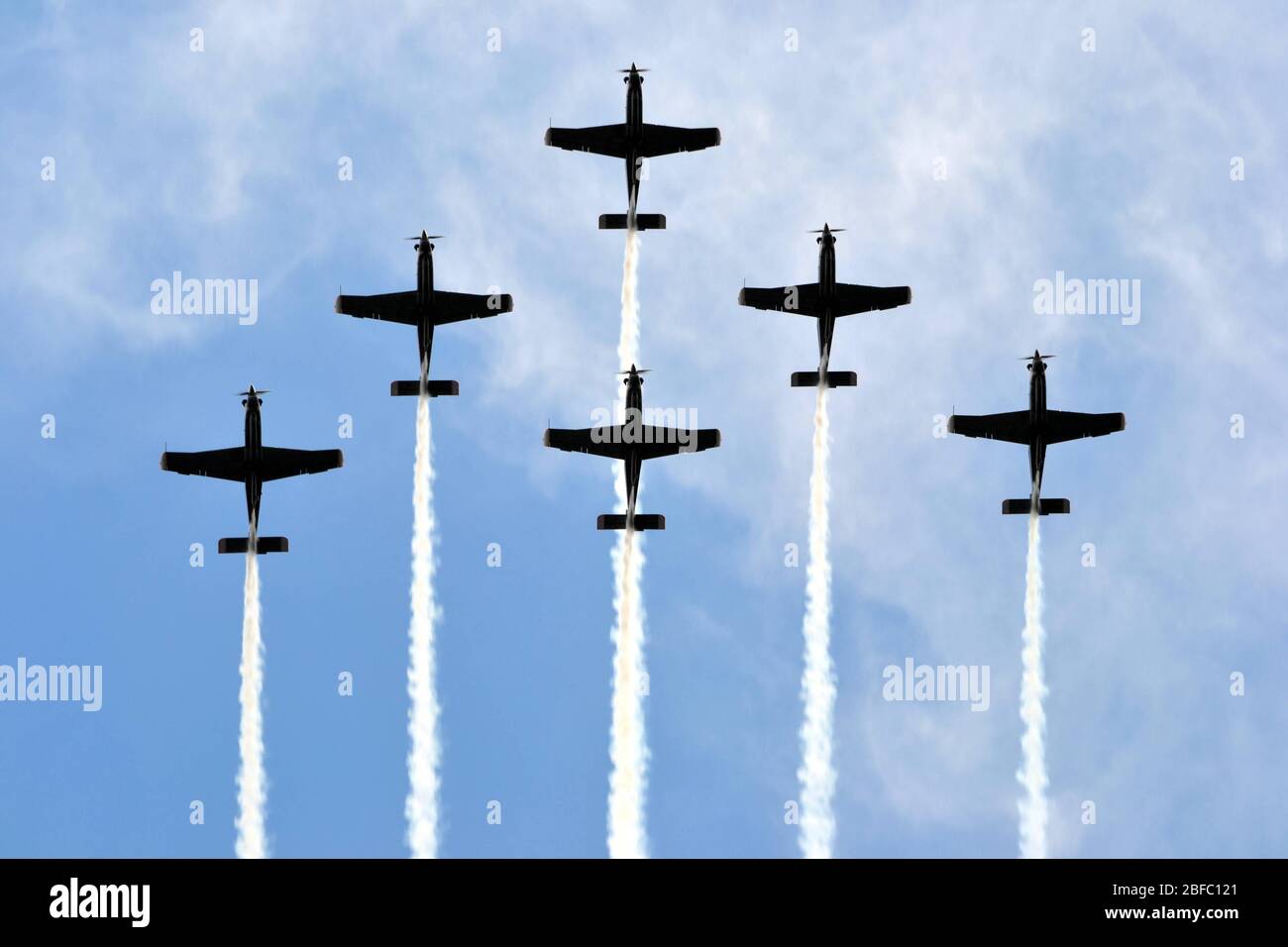 Planes - formation Stock Photo - Alamy