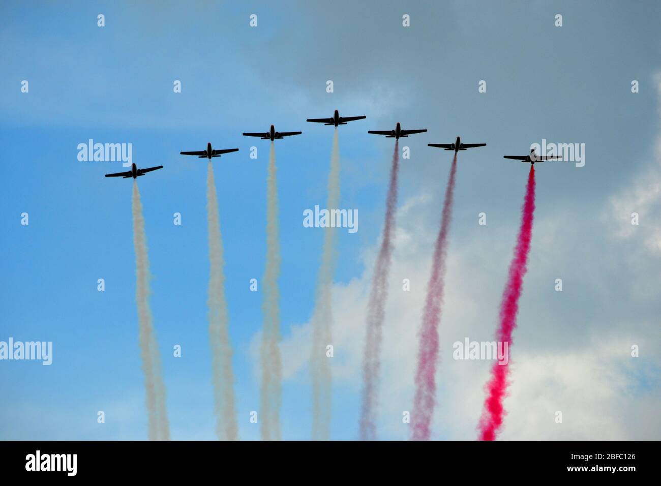 Planes - formation Stock Photo - Alamy