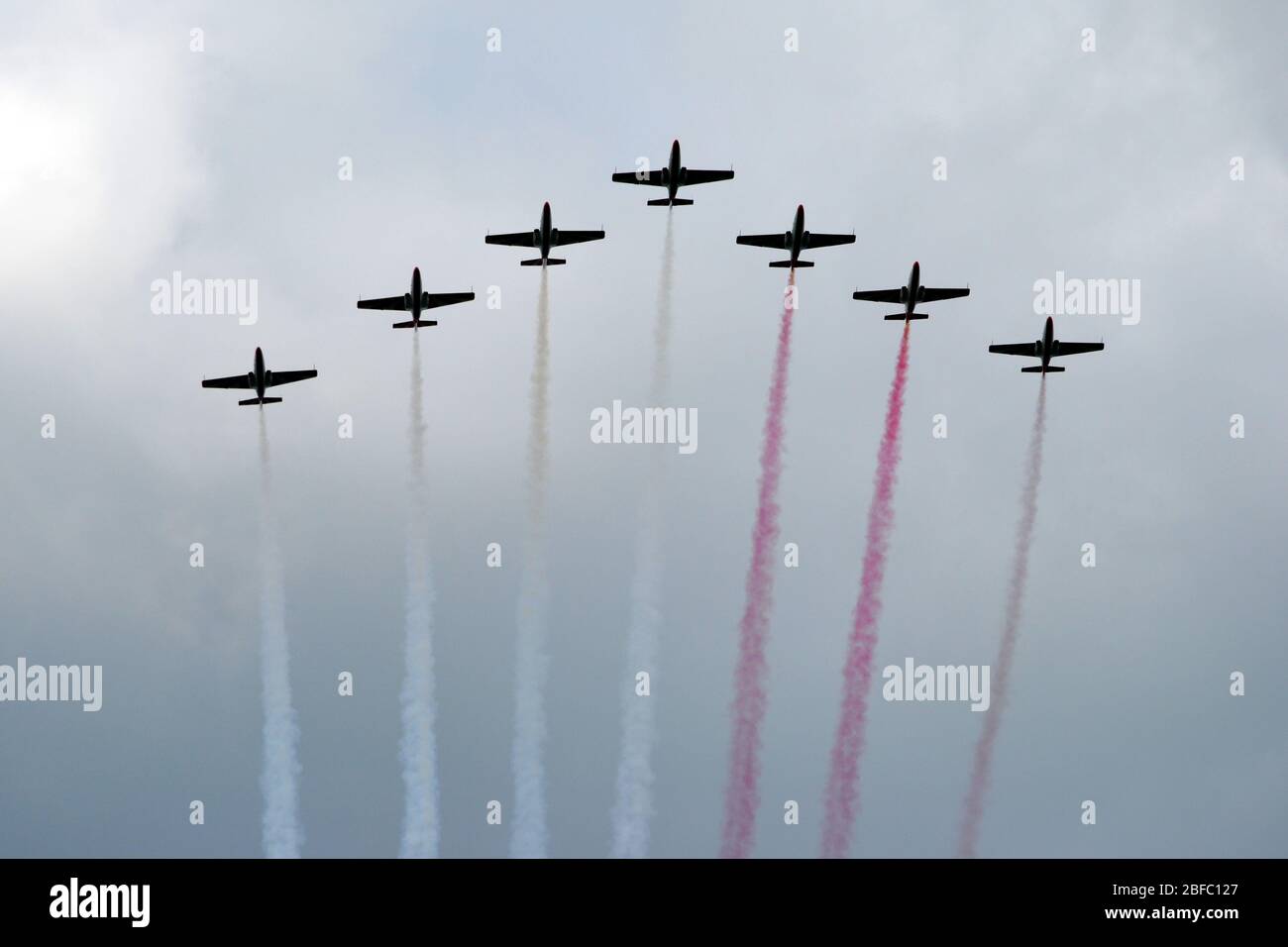 Planes - formation Stock Photo - Alamy