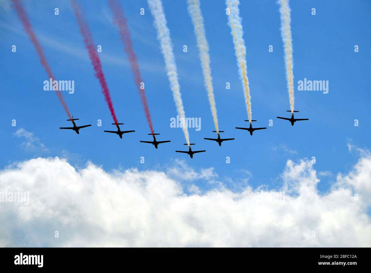 Planes - formation Stock Photo - Alamy