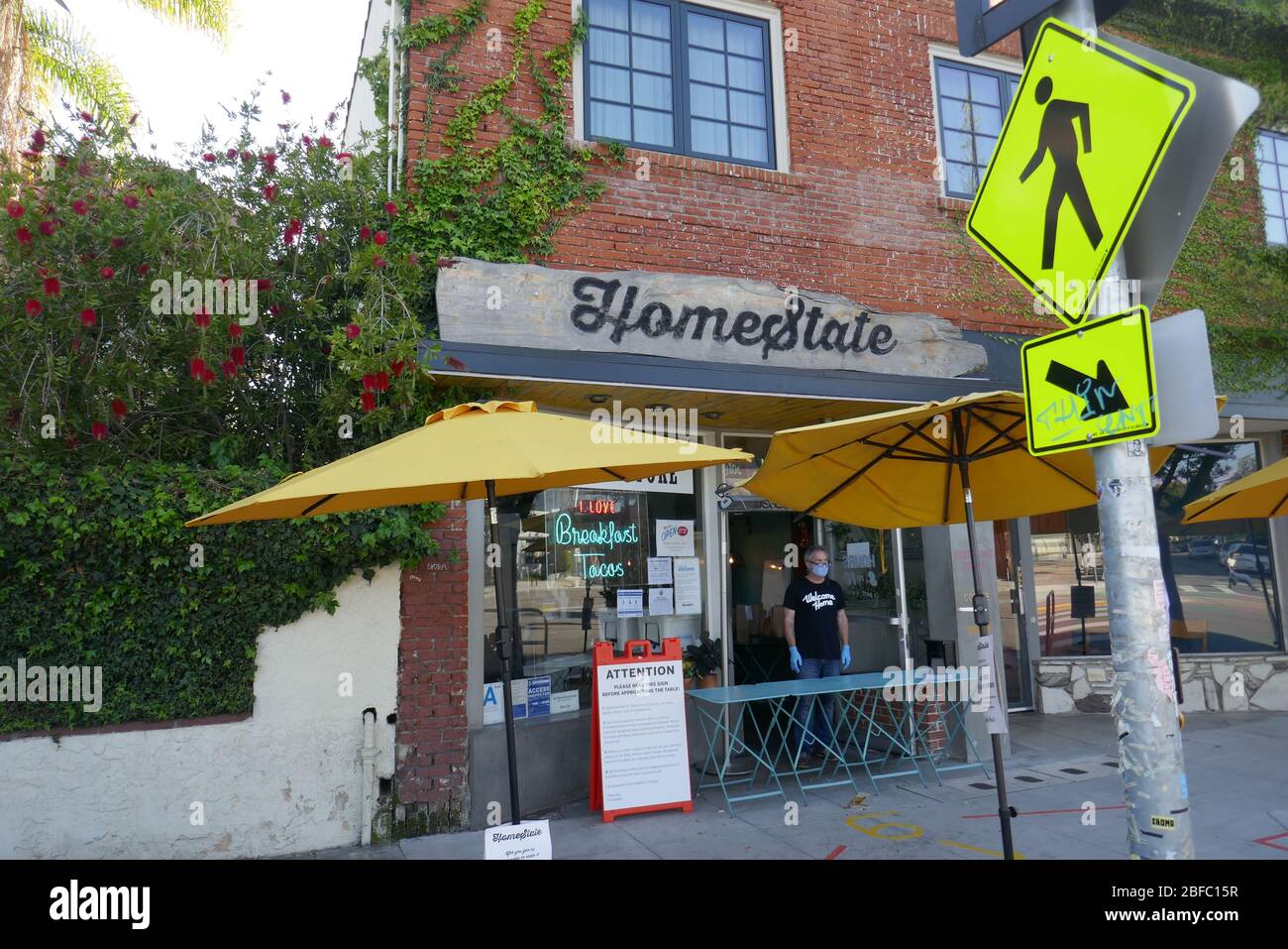 Los Angeles, California, USA 17th April 2020 A general view of ...