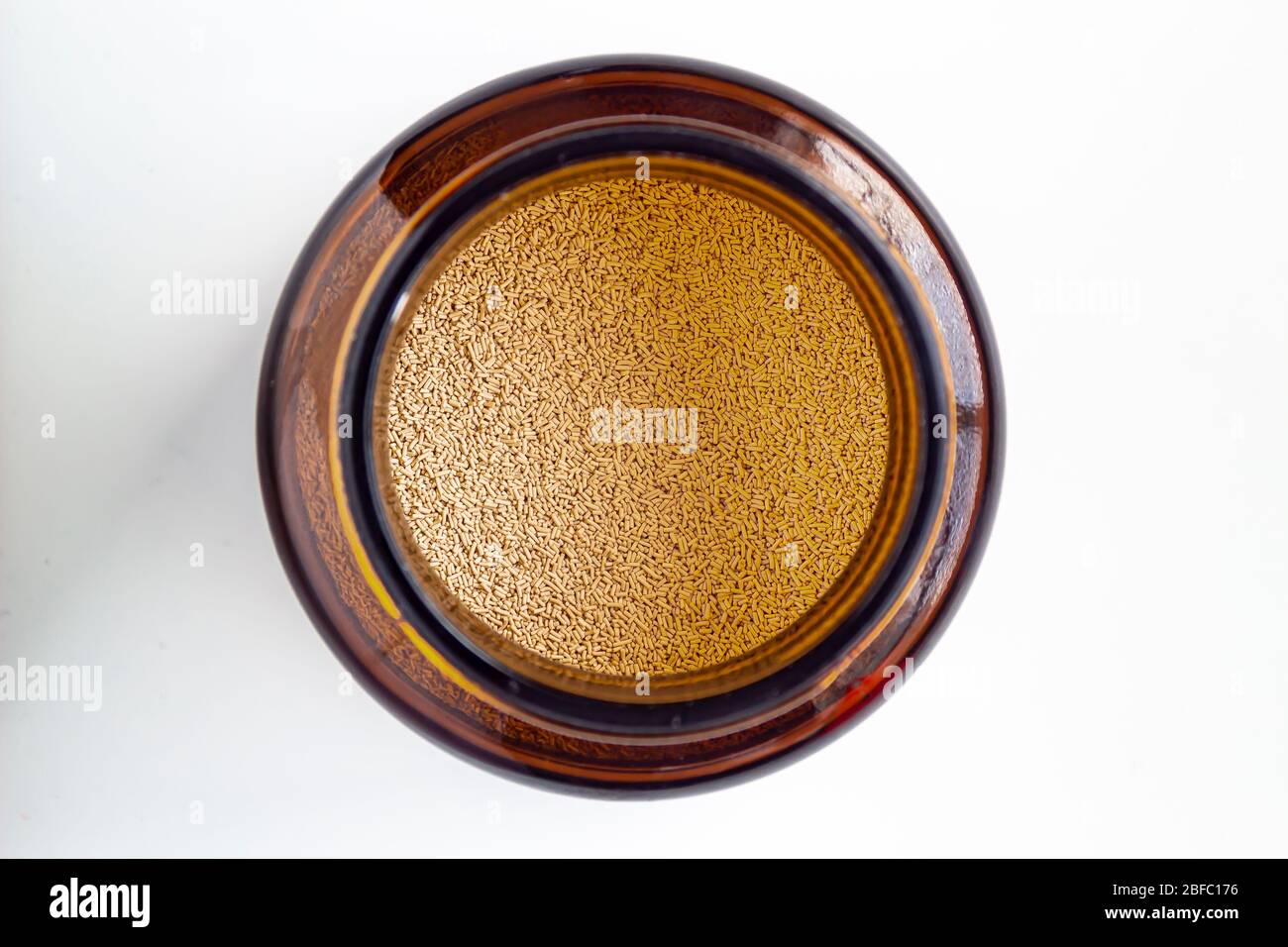A top view of baking container with baking yeast Stock Photo - Alamy