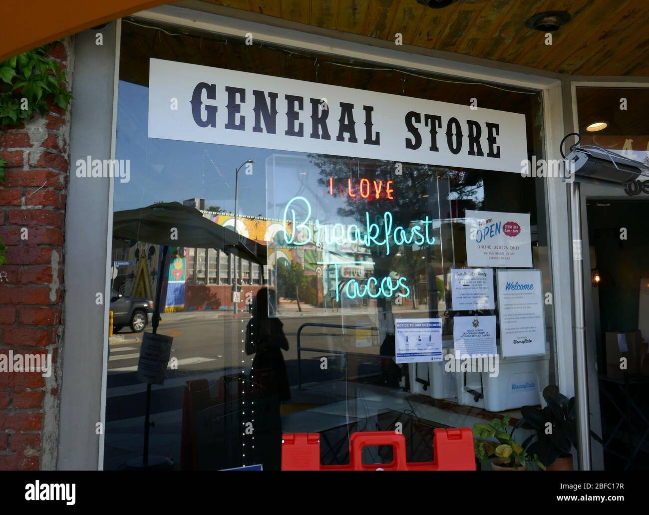 Los Angeles, California, USA 17th April 2020 A general view of ...