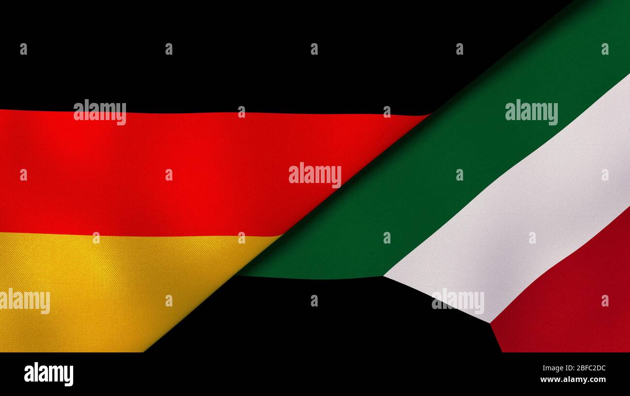 Germany kuwait flag hi-res stock photography and images - Alamy