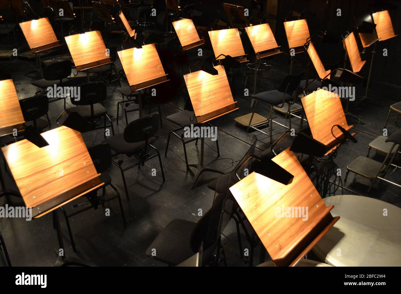 Music notes sets - orchestra Stock Photo - Alamy