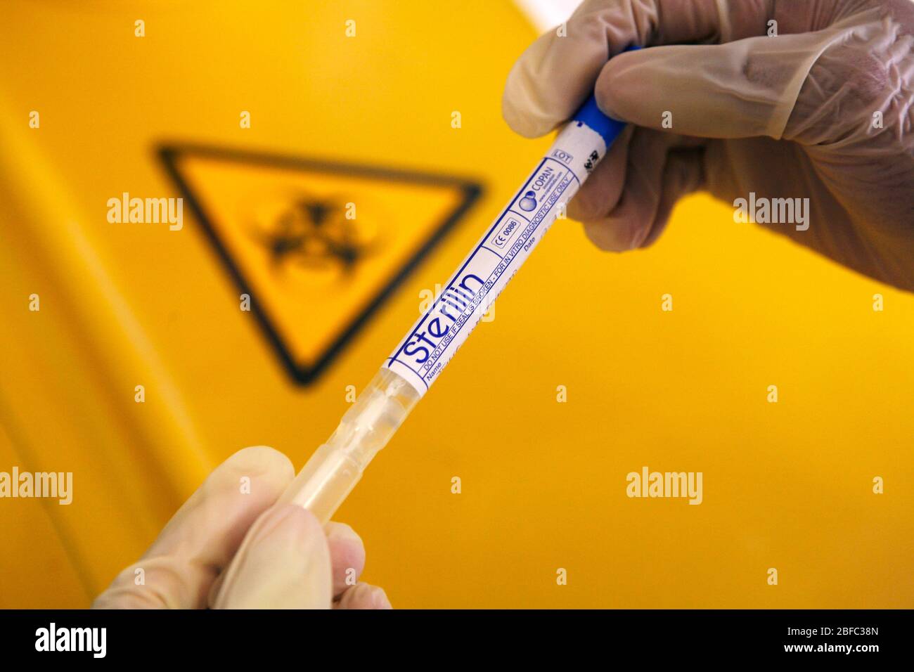 Sterile swab blood hi-res stock photography and images - Alamy