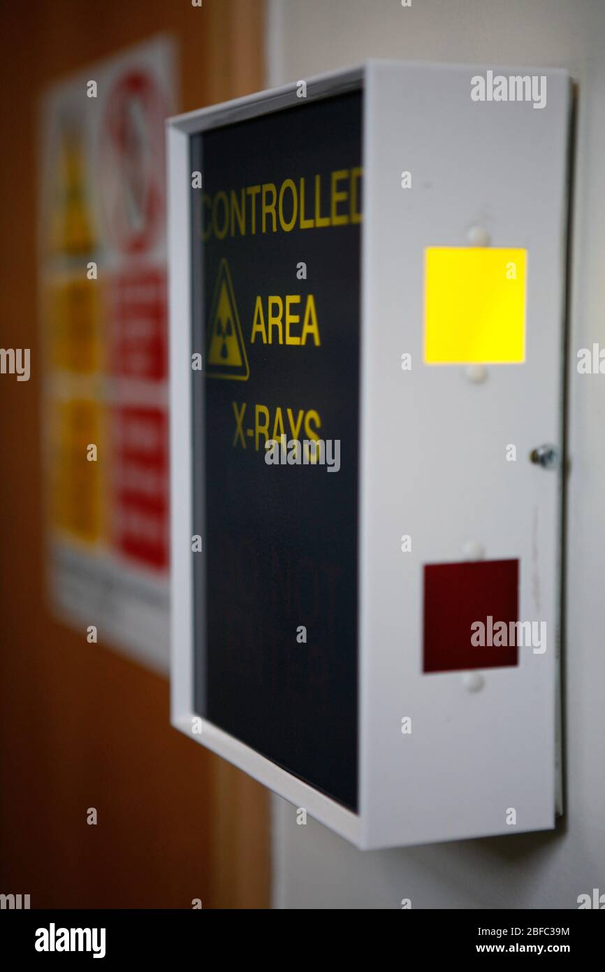 Controlled x ray area sign hi-res stock photography and images - Alamy