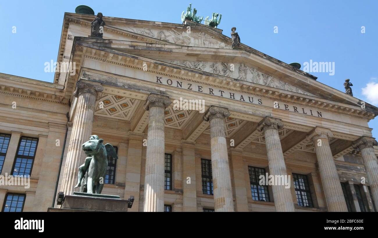 German Concert Hall at Gendarmenmarkt Square in Berlin Stock Photo - Alamy