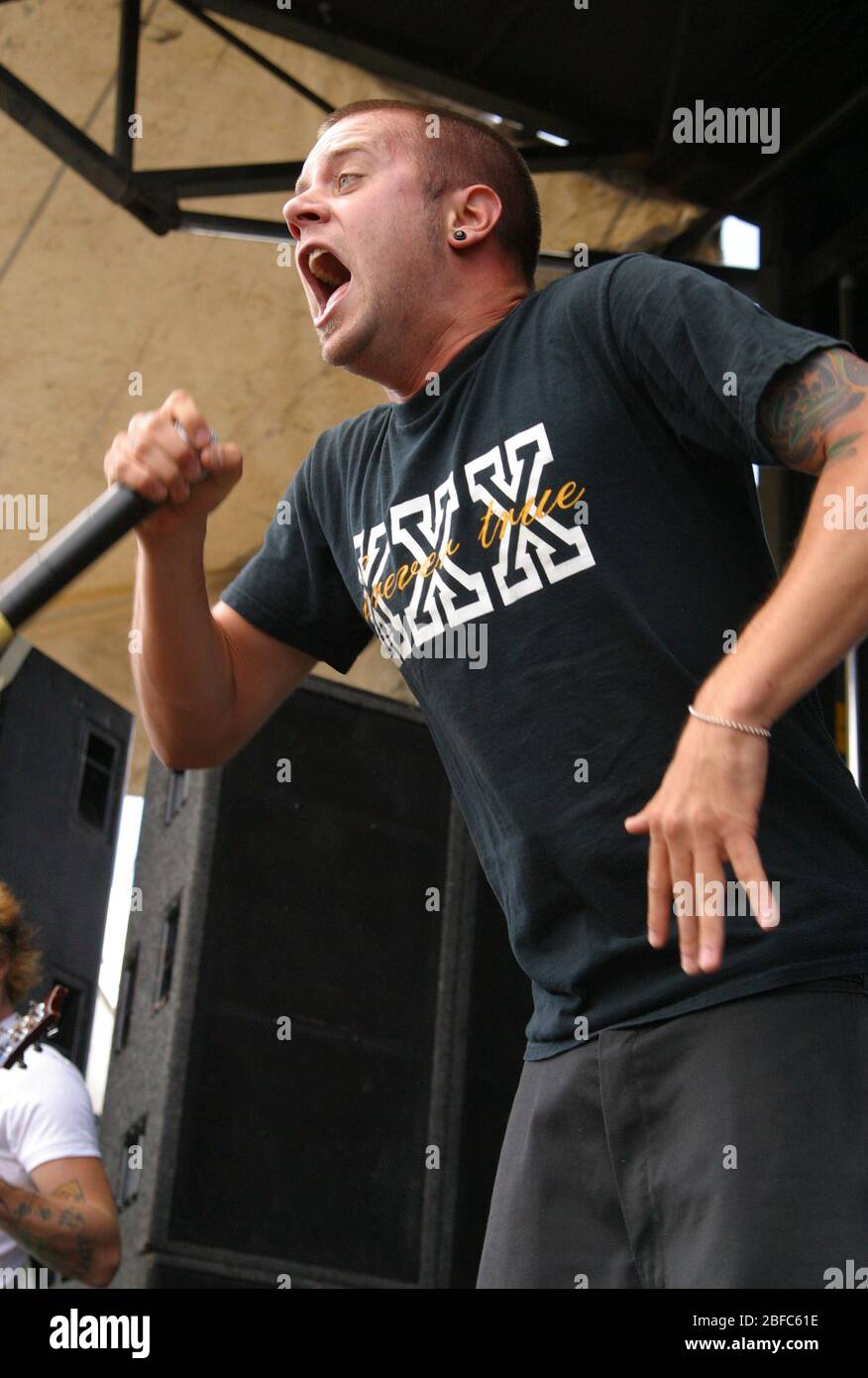 Story of the Year performing on the Vans Warped tour at the Tweeter ...