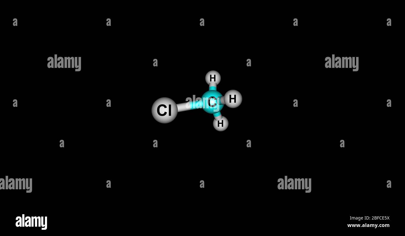 Chloromethane or methyl chloride is a chemical compound of the group of ...