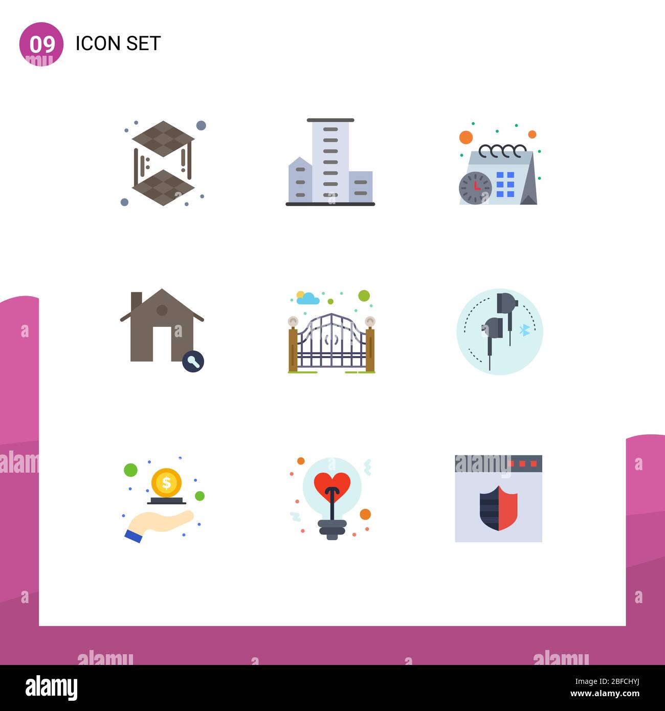 Calendar gate Stock Vector Images - Alamy