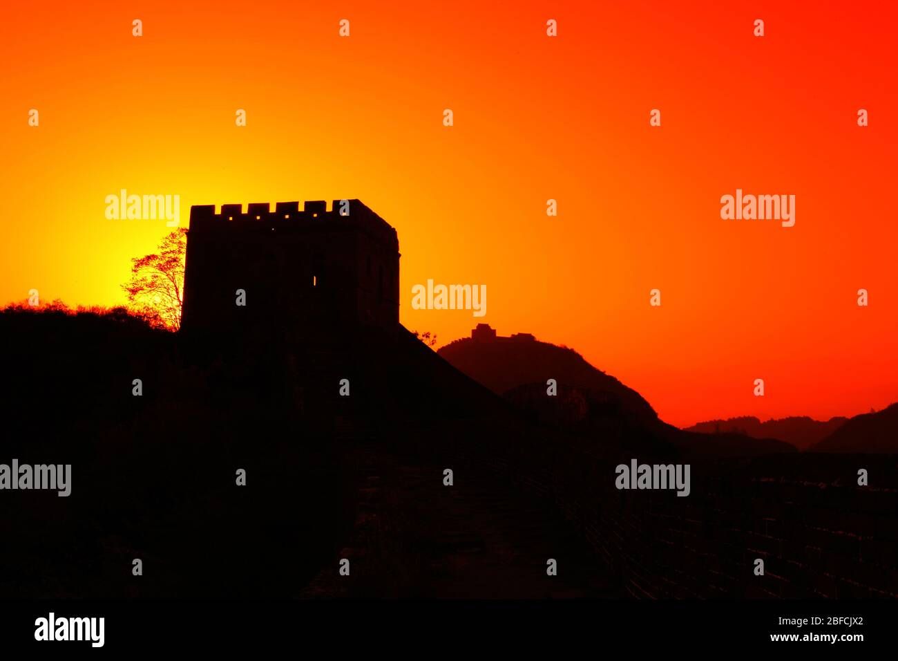 The Great Wall of China, it is very magnificent Stock Photo - Alamy