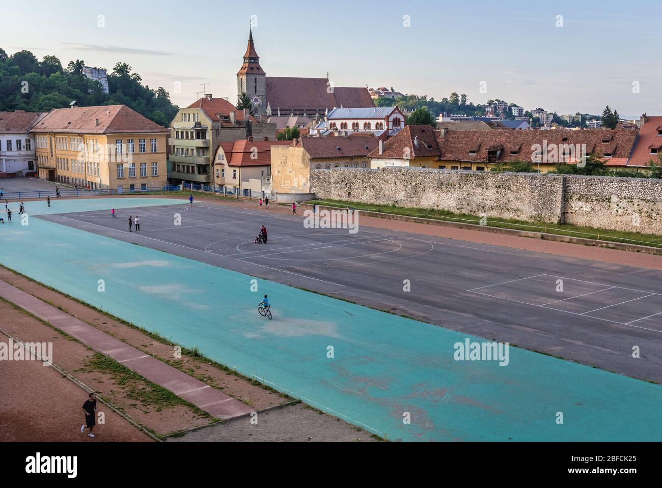 Sports arena Ion Tiria of Sports high school and Biserica Neagra - The ...