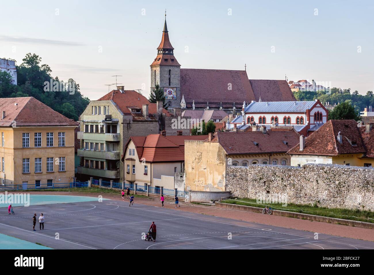 Sports arena Ion Tiria of Sports high school and Biserica Neagra - The ...