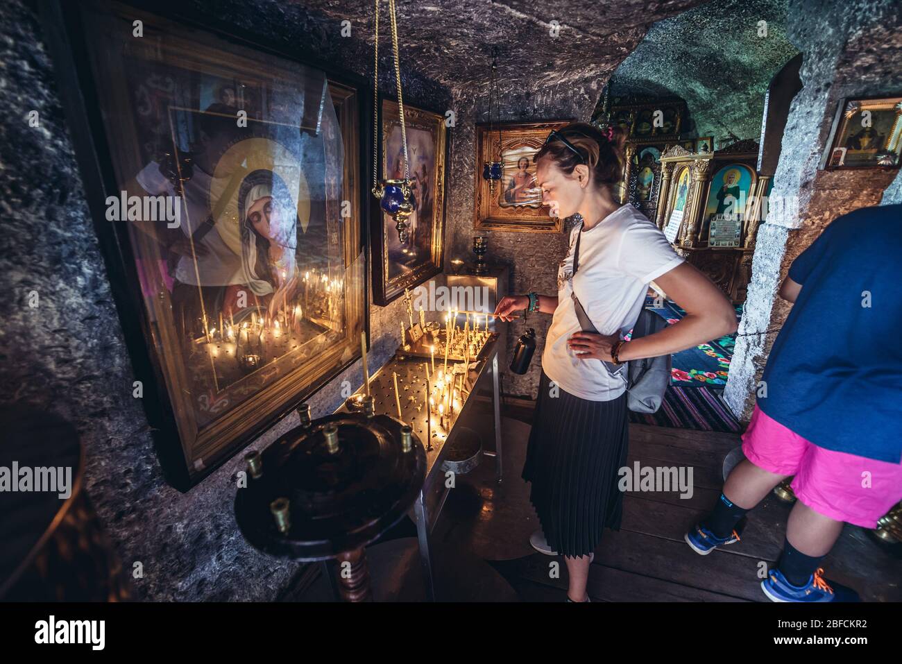 Cave chapel of monastery in Orheiul Vechi - Old Orhei historical and ...