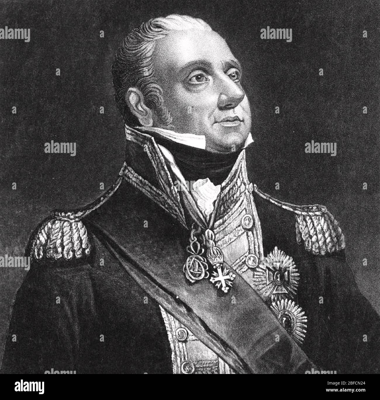 EDWARD PELLEW, 1st Viscount Exmouth (1757-1833) British naval commander ...