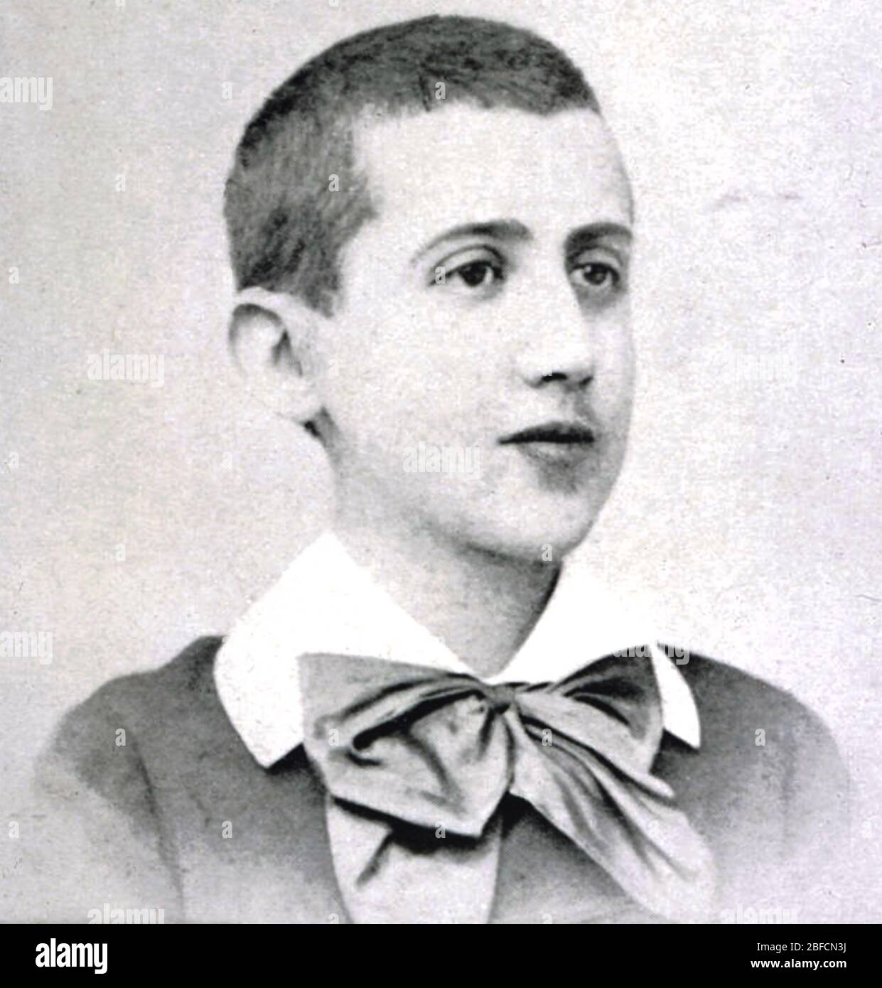 MARCEL PROUST (1871-1922) French novelist as a teenager Stock Photo - Alamy