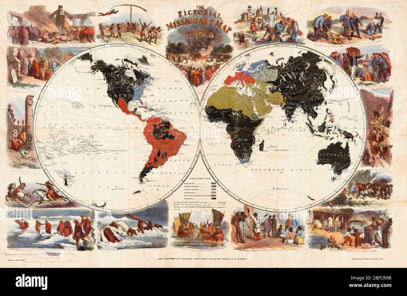 Christianity Religion Map