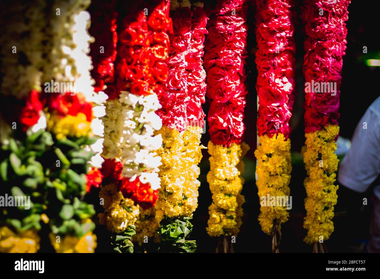 Indian Flower Garland High Resolution Stock Photography and Images - Alamy