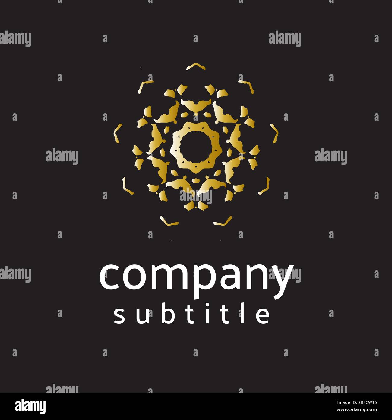 ornament logo vector for your business Stock Photo - Alamy