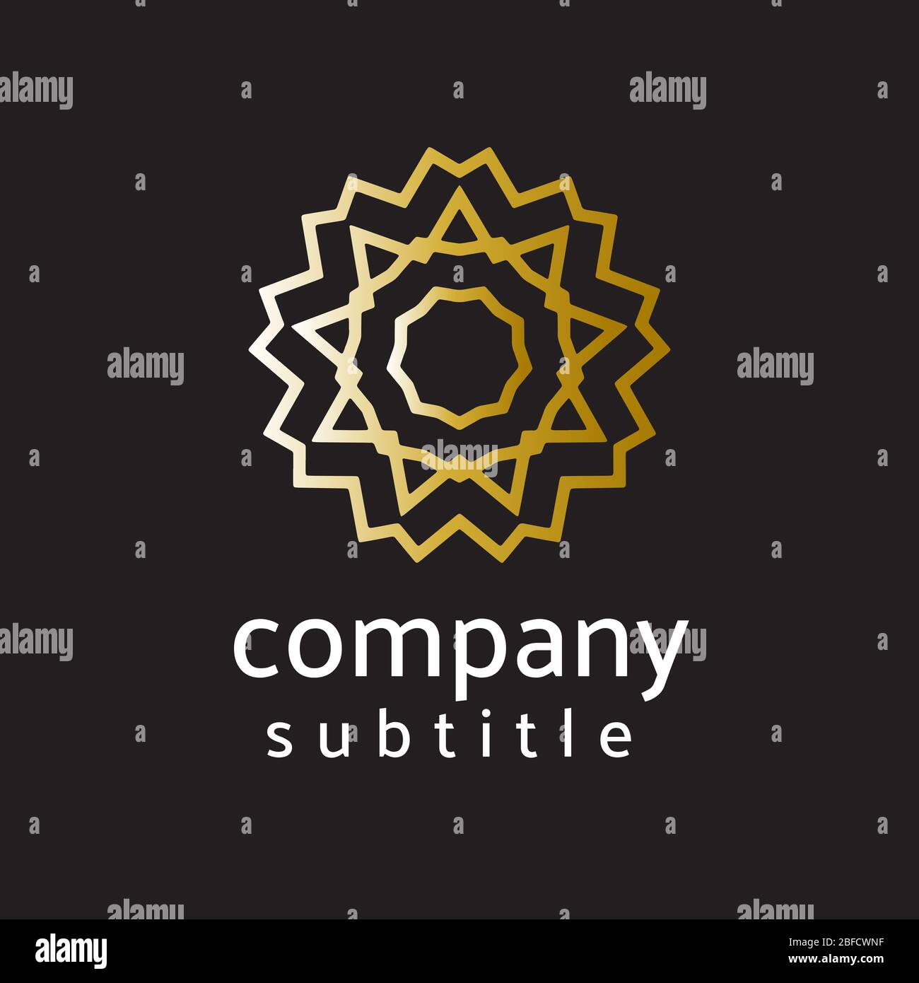 ornament logo vector for your business Stock Photo - Alamy