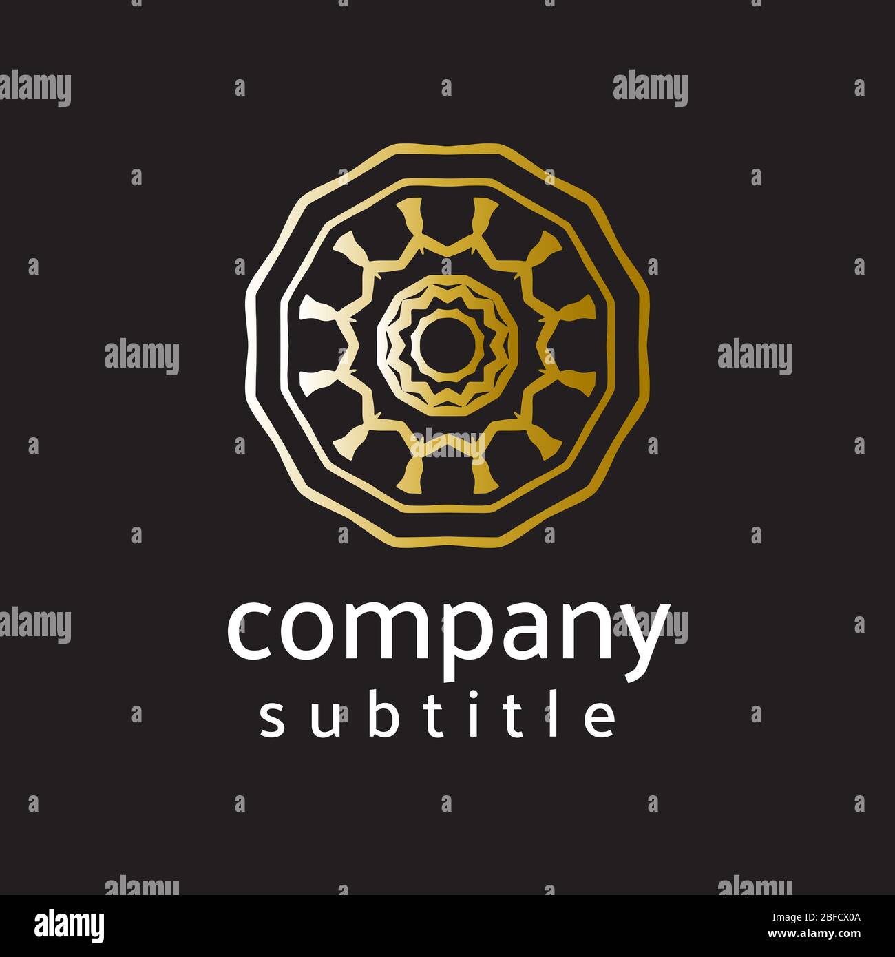 ornament logo vector for your business Stock Photo - Alamy