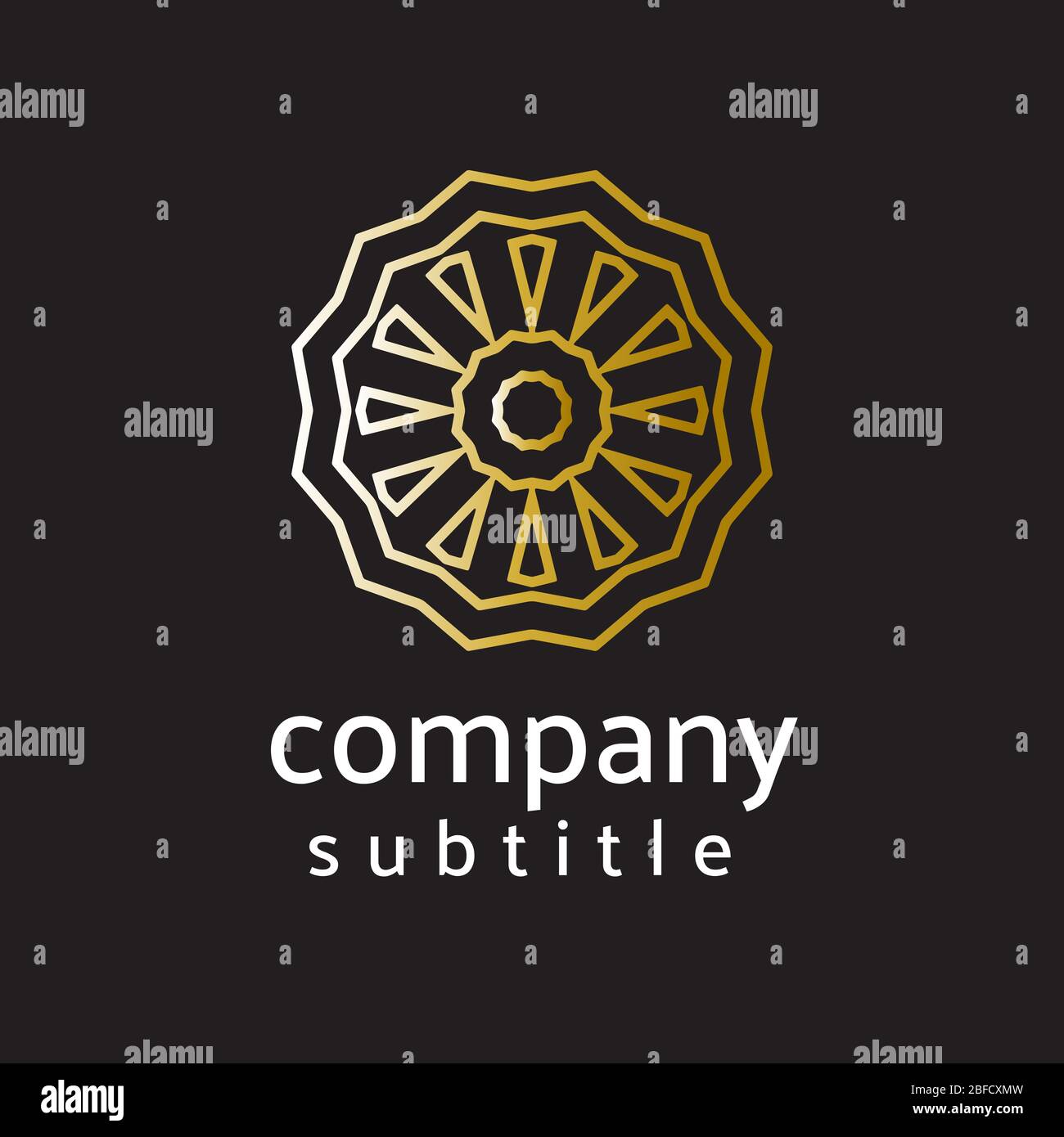 ornament logo vector for your business Stock Photo - Alamy