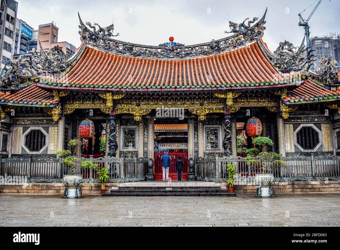 Old taiwanese family house situated in the center of Taichung, Taiwan ...
