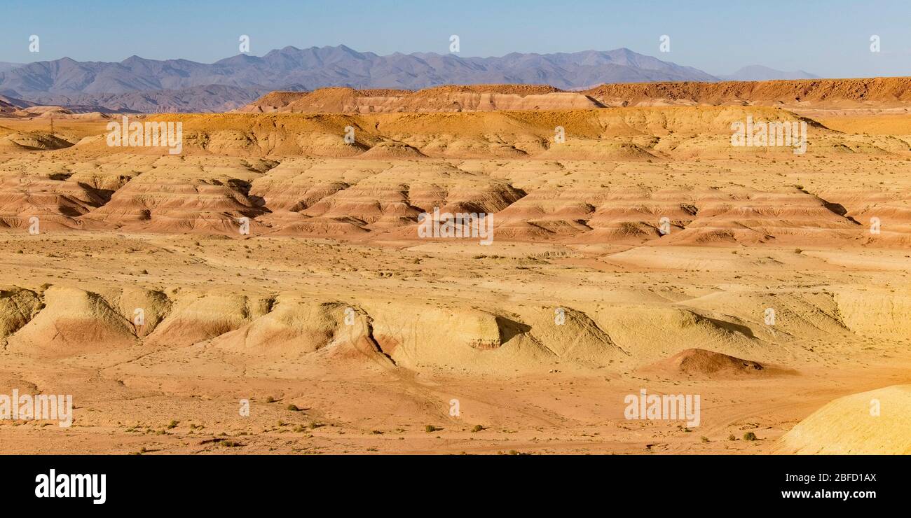 Desert panorama | Morocco Stock Photo - Alamy