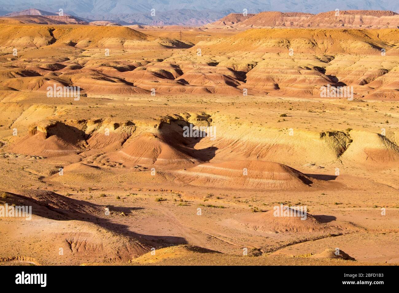 Desert panorama | Morocco Stock Photo - Alamy