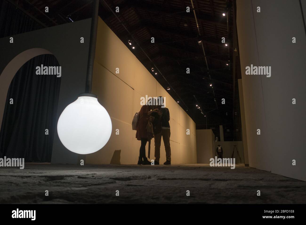 The artwork inside the Gucci sponsored Italian Pavilion at the Venice ...