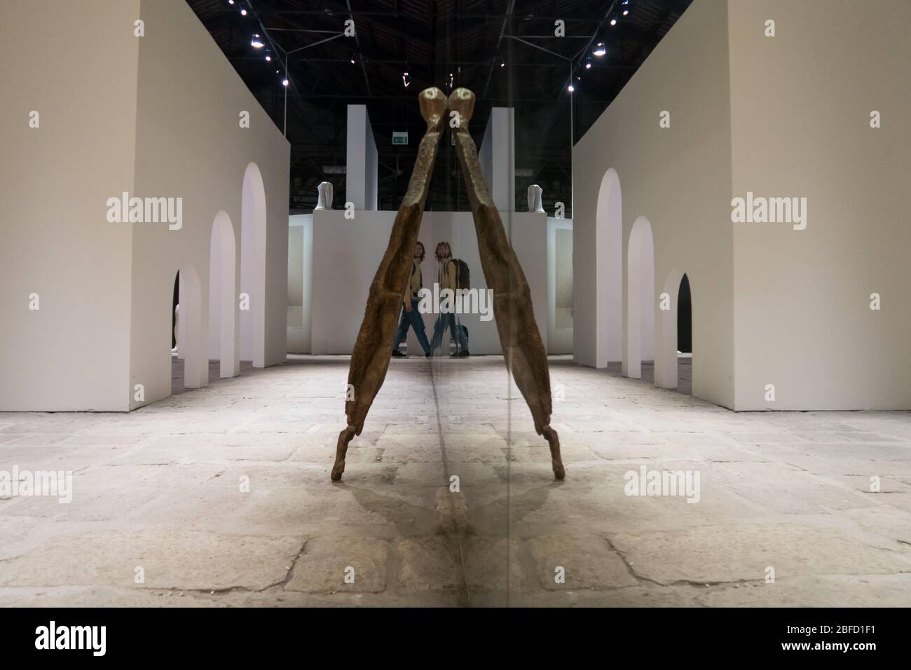 The artwork inside the Gucci sponsored Italian Pavilion at the Venice ...