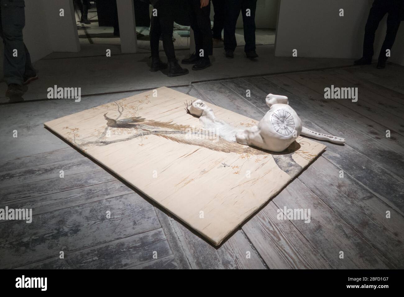 The artwork inside the Gucci sponsored Italian Pavilion at the Venice ...