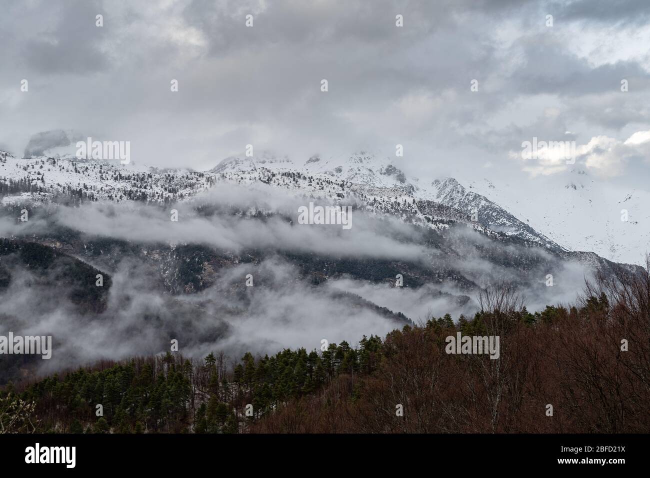 Ligurian Alps mountain range, Piedmont region, northwestern Italy Stock ...