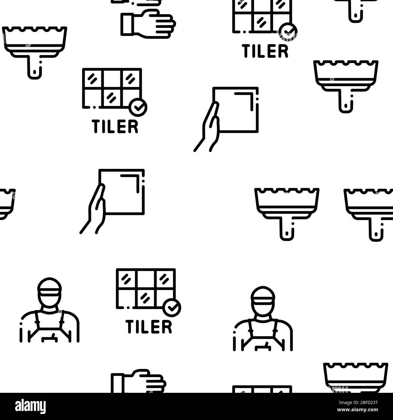 Seamless installation Black and White Stock Photos & Images - Alamy