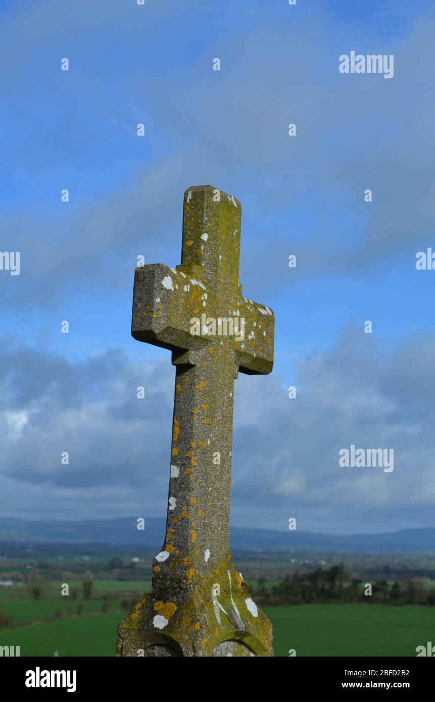 Fantastic Christian cross in County Tipperary Ireland Stock Photo - Alamy