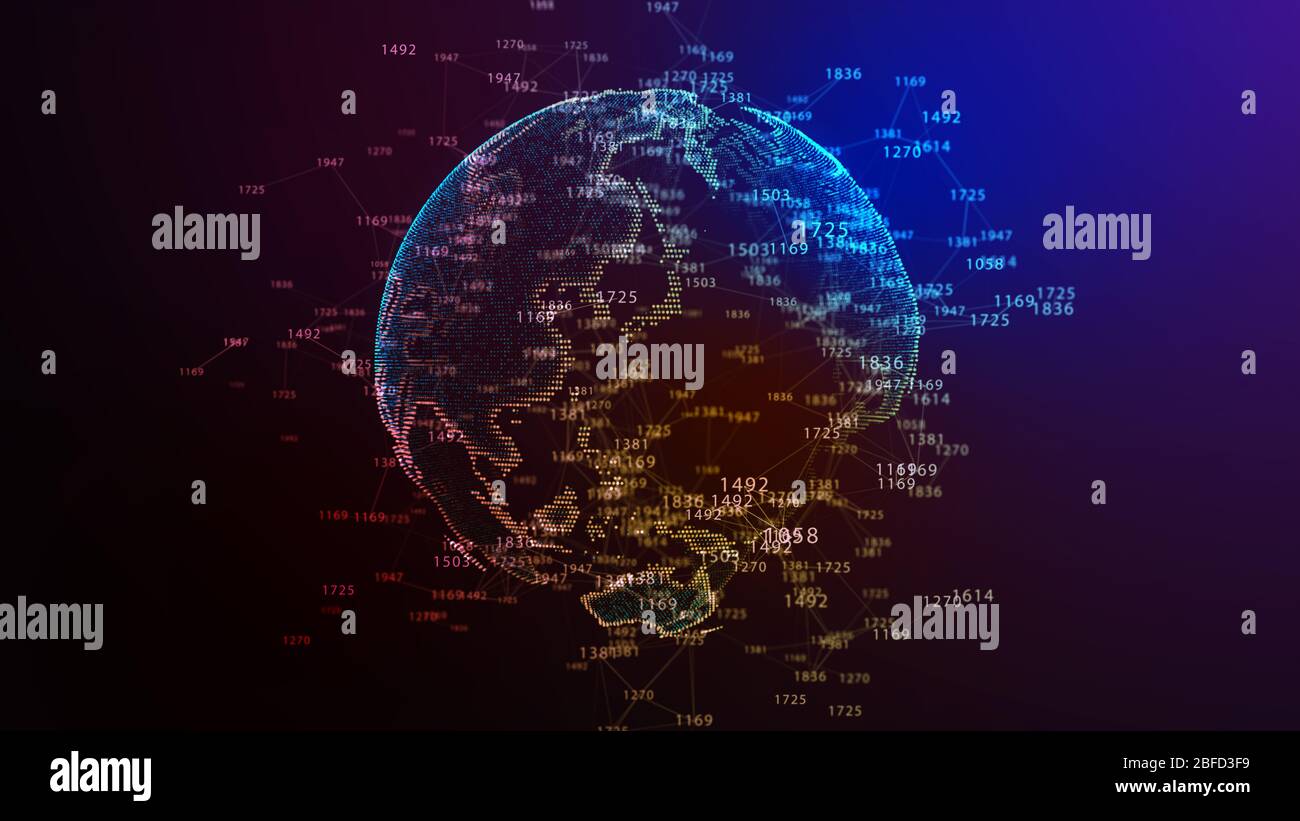 Earth Globe. Background with Light Effect. Global International ...