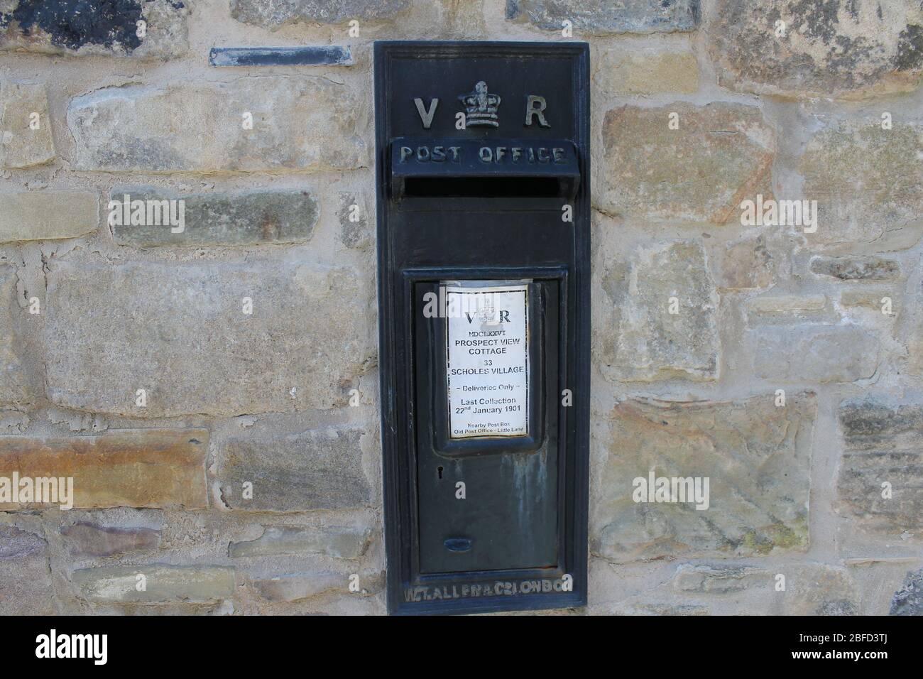 Victorian Post Box Stock Photo - Alamy