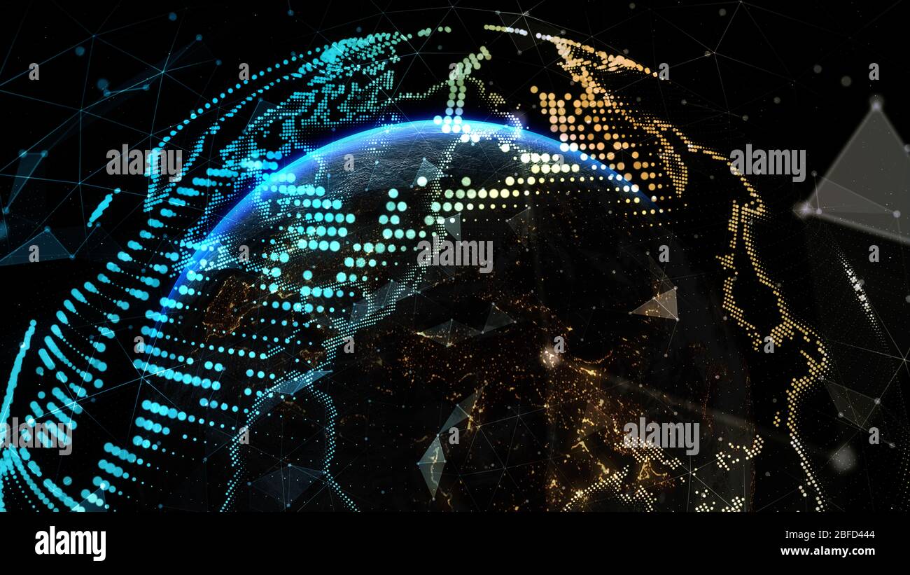 Earth Globe. Background with Light Effect. Global International ...