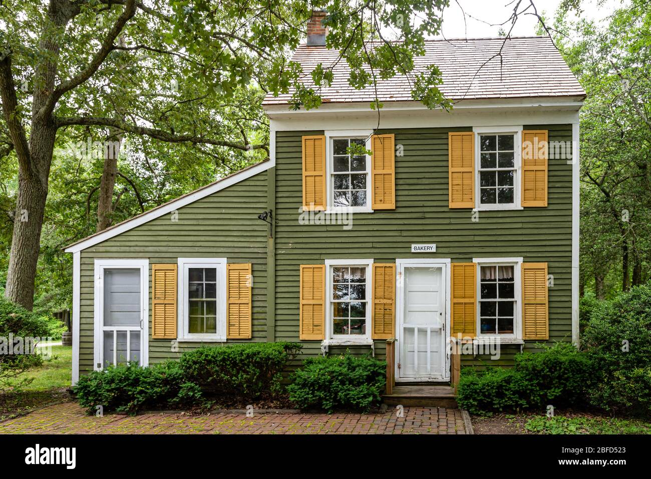 Cold Spring Village, Cape May, NJ, USA - June 18, 2019: The house is ...