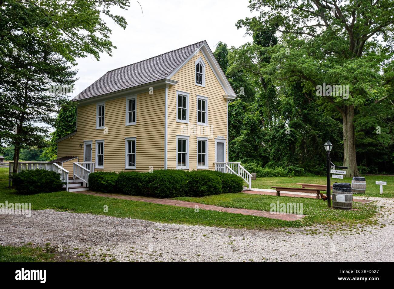 Cold Spring Village, Cape May, NJ, USA - June 18, 2019: Ewing-Douglass ...