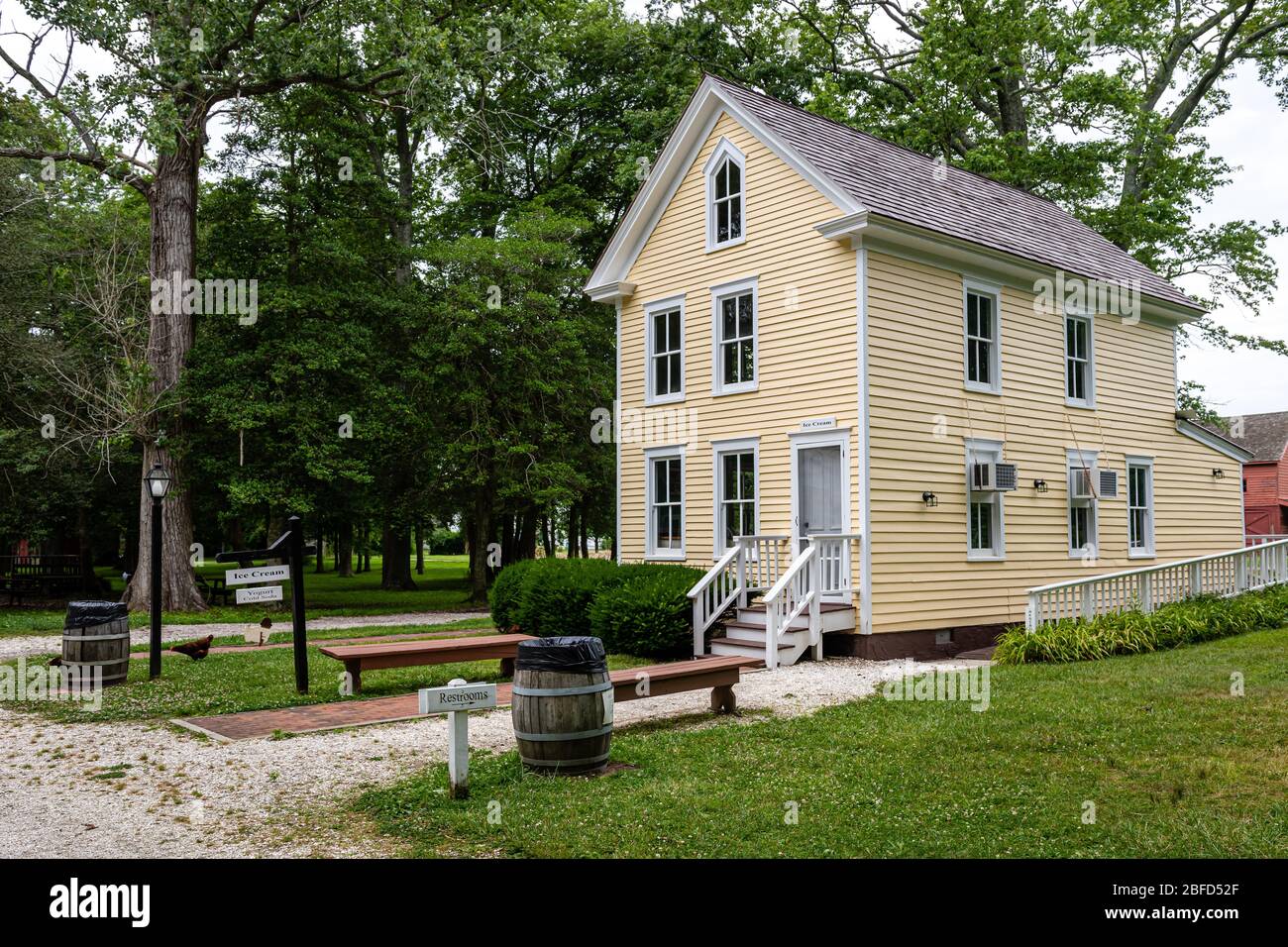 Cold Spring Village, Cape May, NJ, USA - June 18, 2019: Ewing-Douglass ...