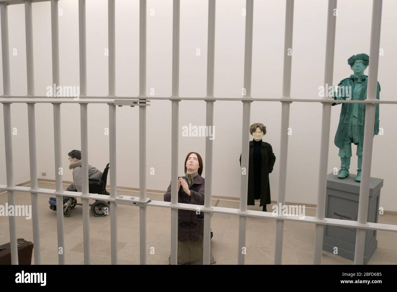 The Belgian Pavilion of the Venice Biennale showing the Mondo Cane, an ...