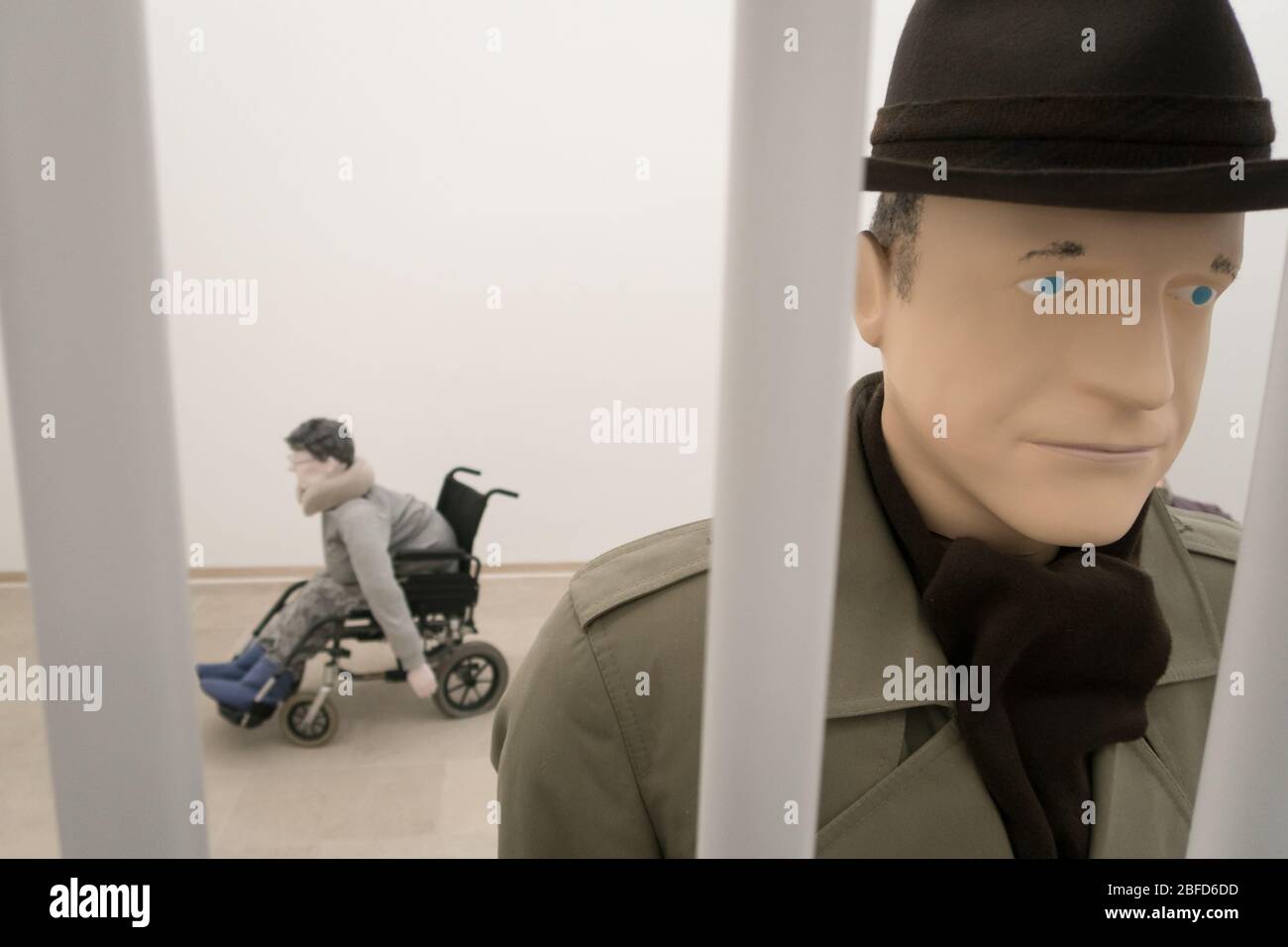 The Belgian Pavilion of the Venice Biennale showing the Mondo Cane, an ...