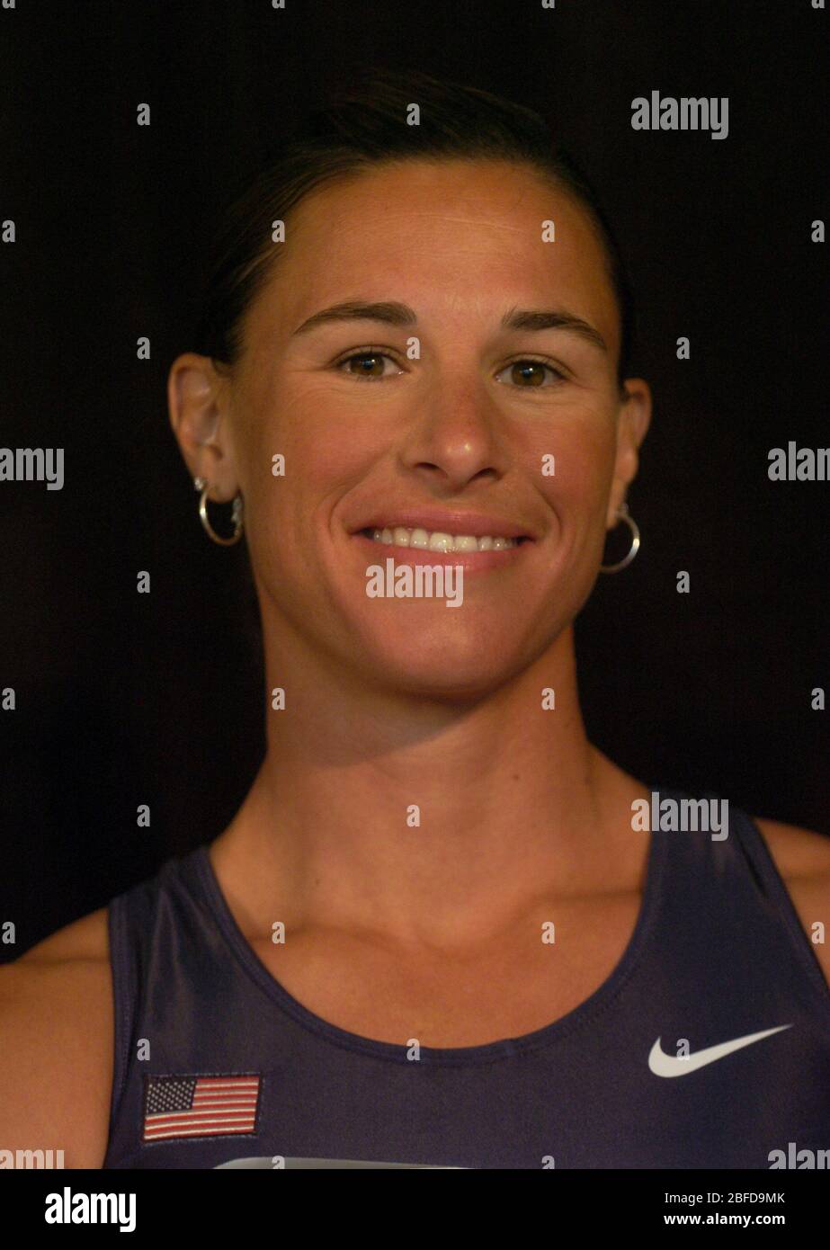 Sacramento, United States. 13th July, 2004. Stacy Dragila poses during ...