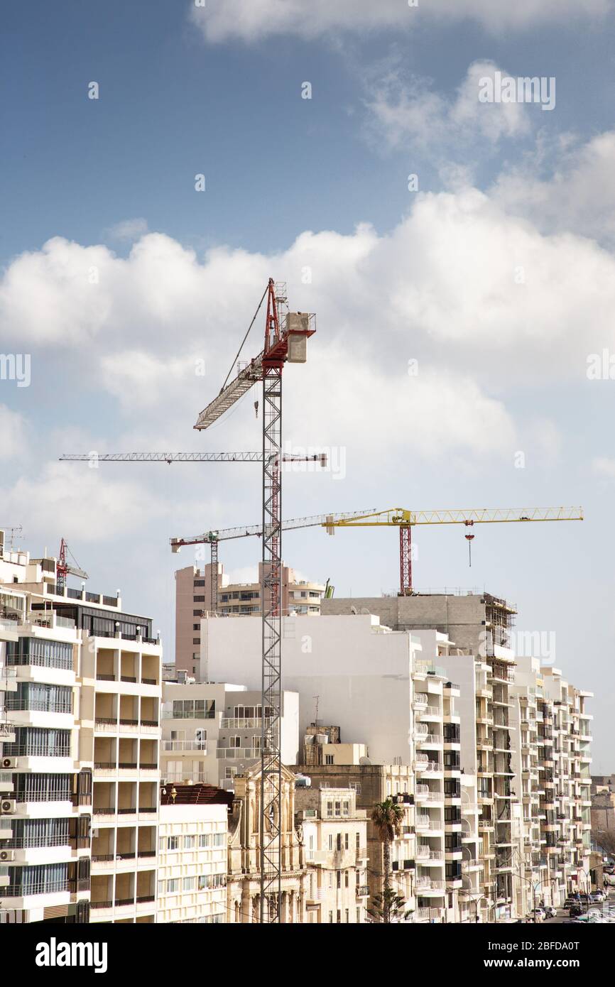 Building development construction malta hi-res stock photography and ...