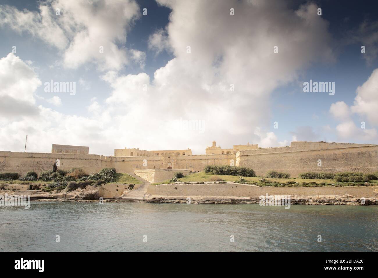 sea view of Fort Manoel on Manoel Island in Malta Stock Photo - Alamy